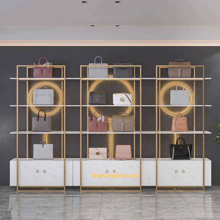 Kệ trưng bày túi xách TX113 - Nội Thất Mộc Gia