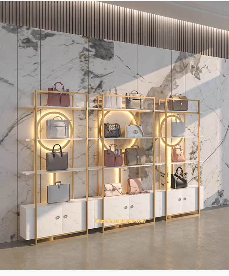 Kệ trưng bày túi xách TX113 - Nội Thất Mộc Gia